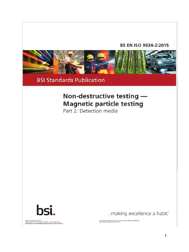 BS en Iso 9934-2-2015 (Jis Z 2320-2) PDF | PDF