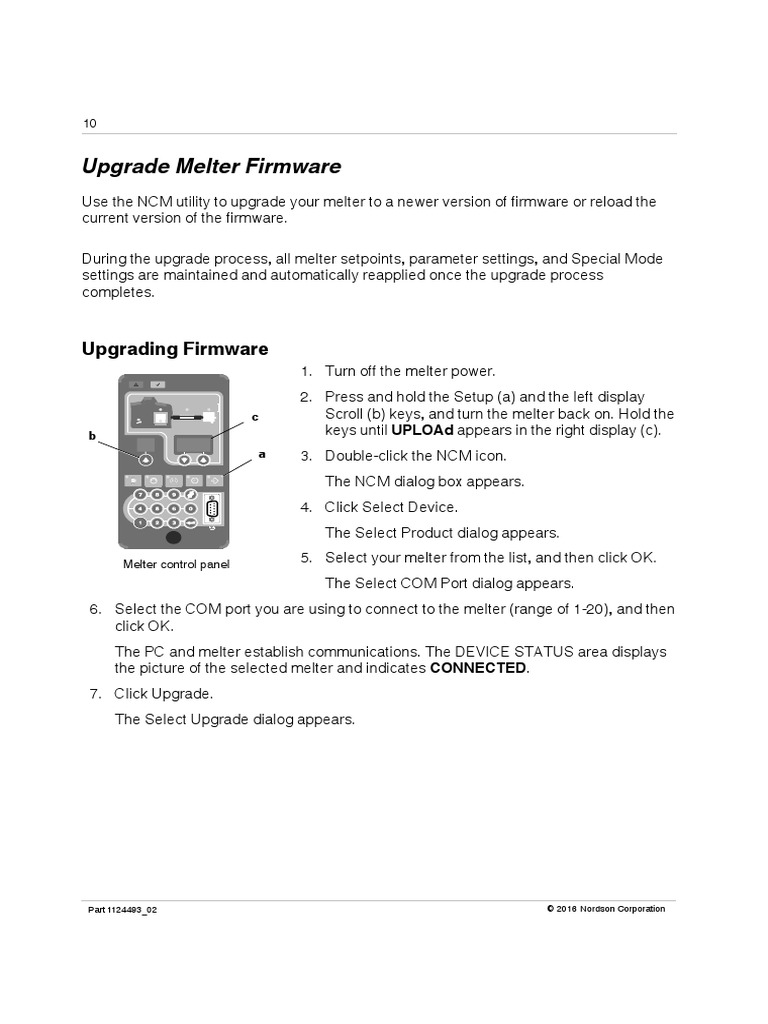 Upgrade Melter Firmware | PDF | Dialog Box | Personal Computers