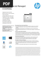 HP M605 Datasheet | PDF | Printer (Computing) | Microsoft Windows