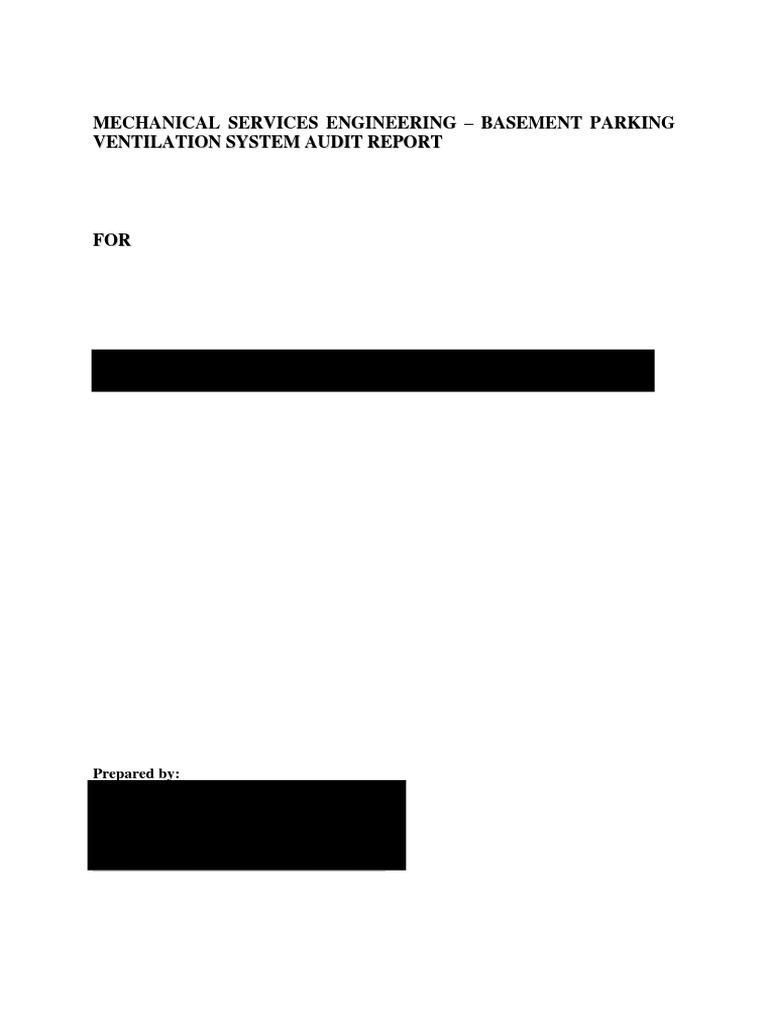 Underground Floor Ventilation Report PDF | PDF | Ventilation ...
