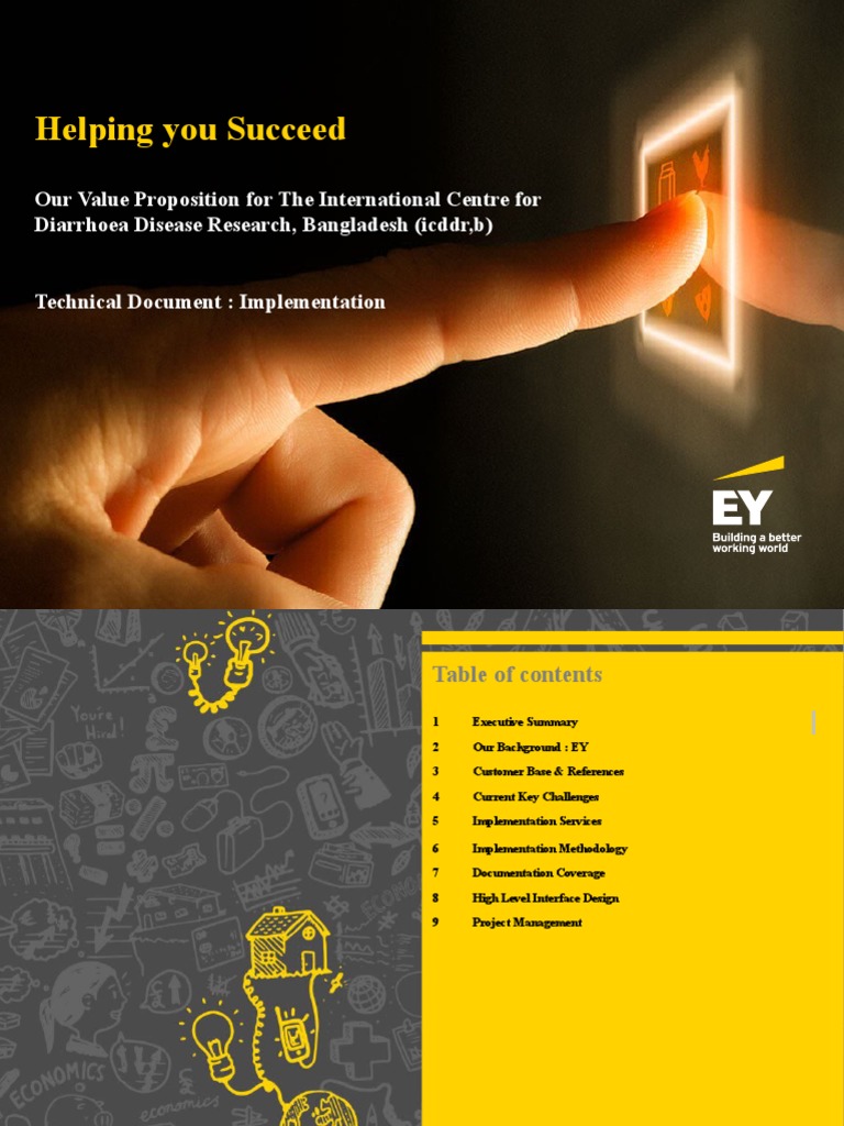 ICDDR - EY - Techno Commercial Proposal - V 6.0 | PDF | Business ...
