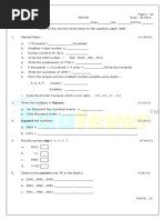 Class 3 Maths Worksheet: Place Value & Operations | PDF | Numbers ...