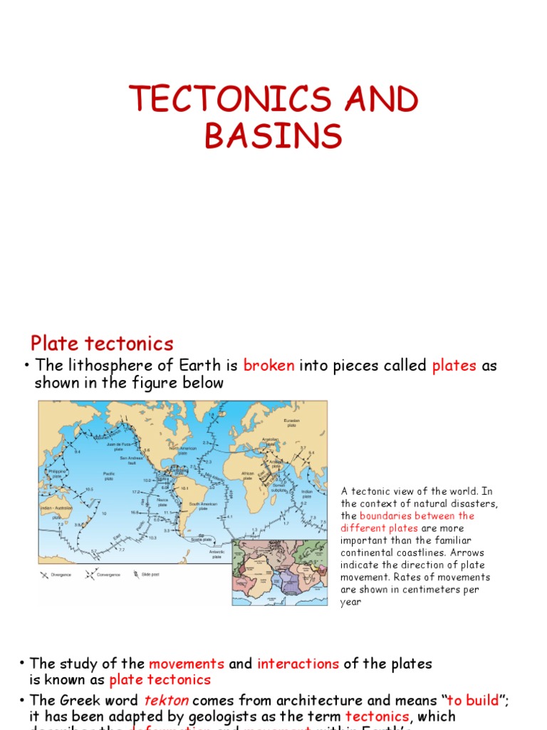 Tectonics and Basins | PDF | Plate Tectonics | Sedimentary Basin