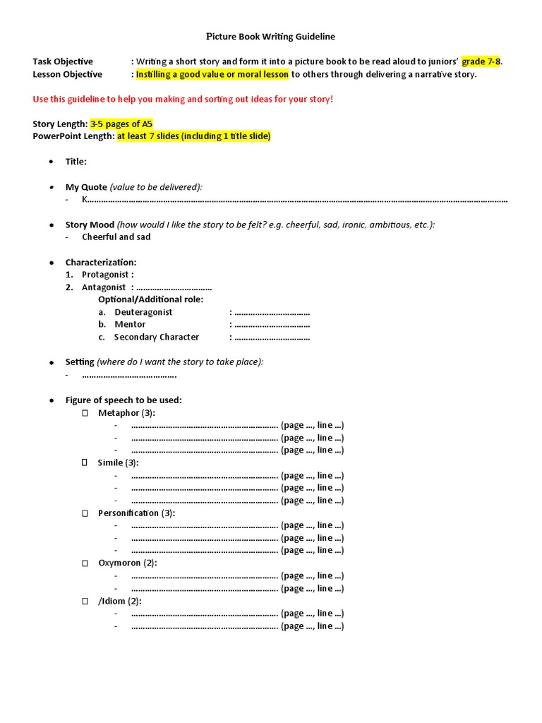 Use This Guideline To Help You Making and Sorting Out Ideas For Your ...