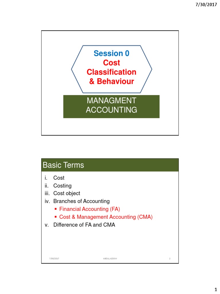 2017 - Winter - Session 1 To 7 MAC Class Slides | PDF | Business ...