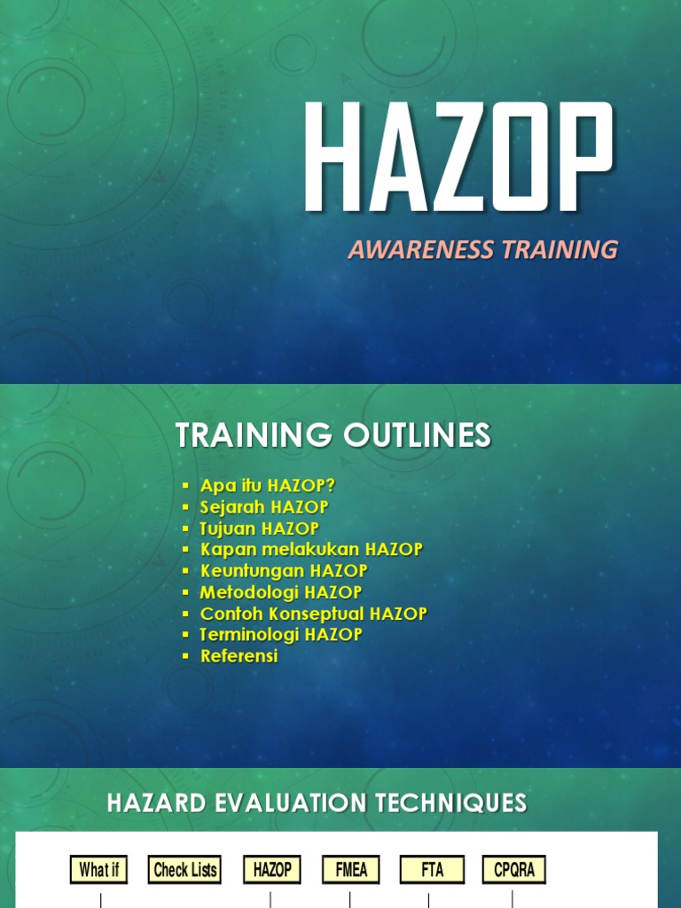 Pelatihan HAZOP: Pengenalan dan Manfaat | PDF | Teknologi & Rekayasa