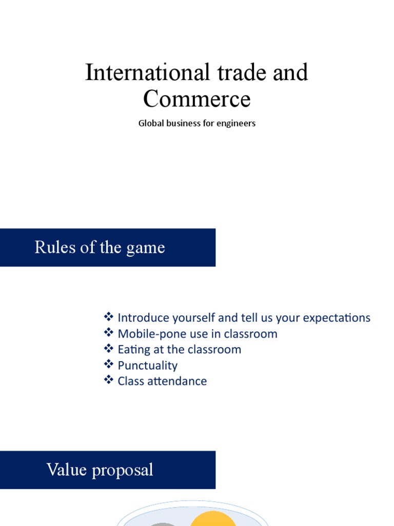 International Trade and Commerce | PDF | Free Trade | Trade