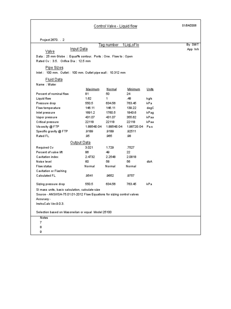 InstruCalc Control Valve Sizing Upgrade | PDF | Computers