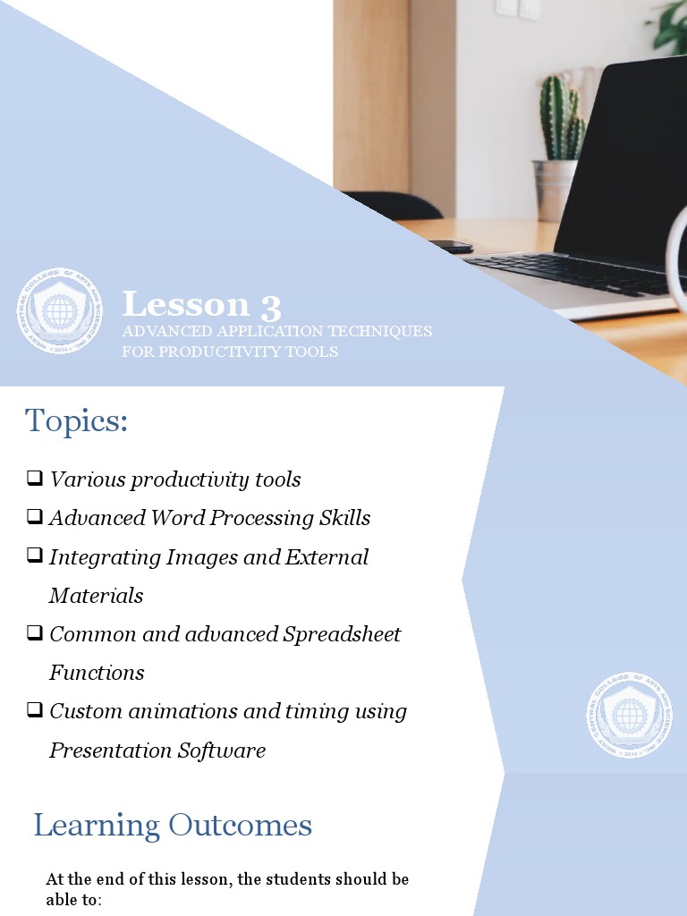 Unit 1 Lesson 3 Uploaded | PDF | Spreadsheet | Page Layout