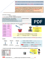 Ficha 04 Mat Medimos La Capacidad Del Recipiente | PDF