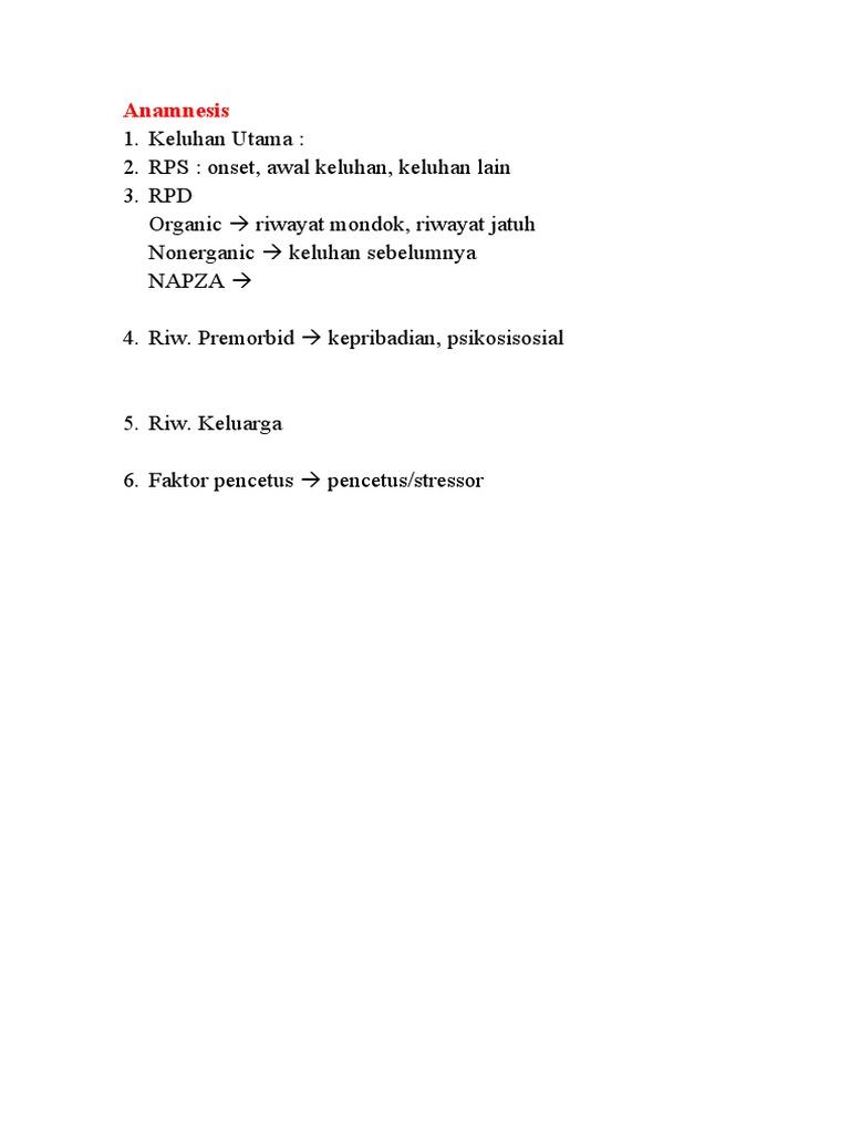 Lembar Psiki Rani Kunni | PDF