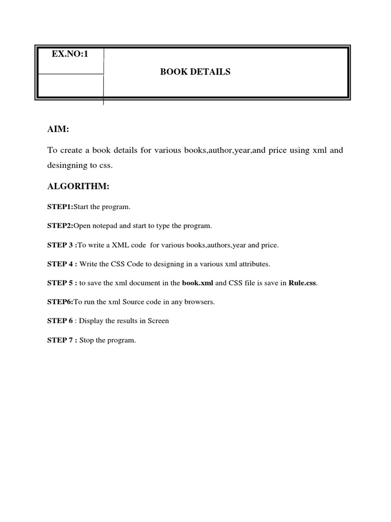 XML Practicals | PDF | Cascading Style Sheets | Computer Program