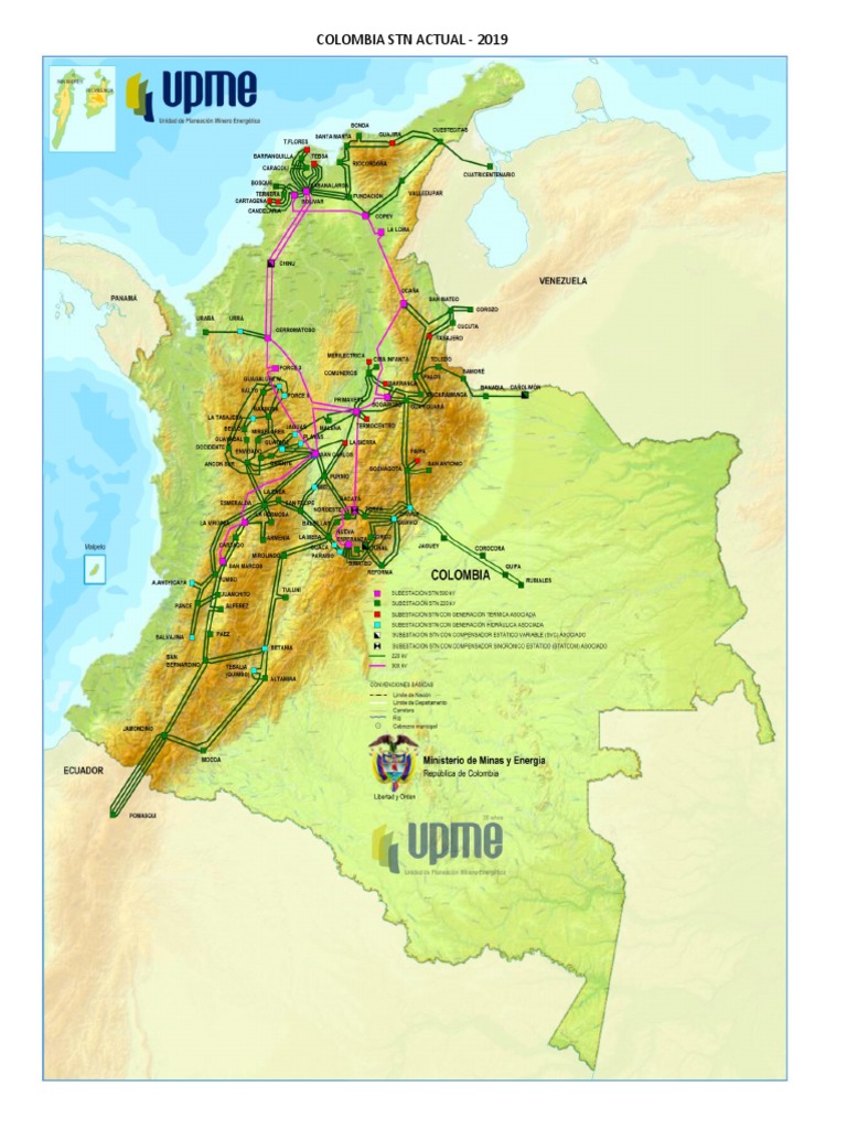 Upme en Transmision Plan Actual 2019 PDF | PDF