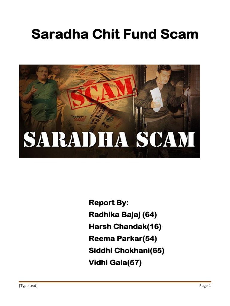 Saradha Scam: A Deep Dive | PDF | Government | Economies