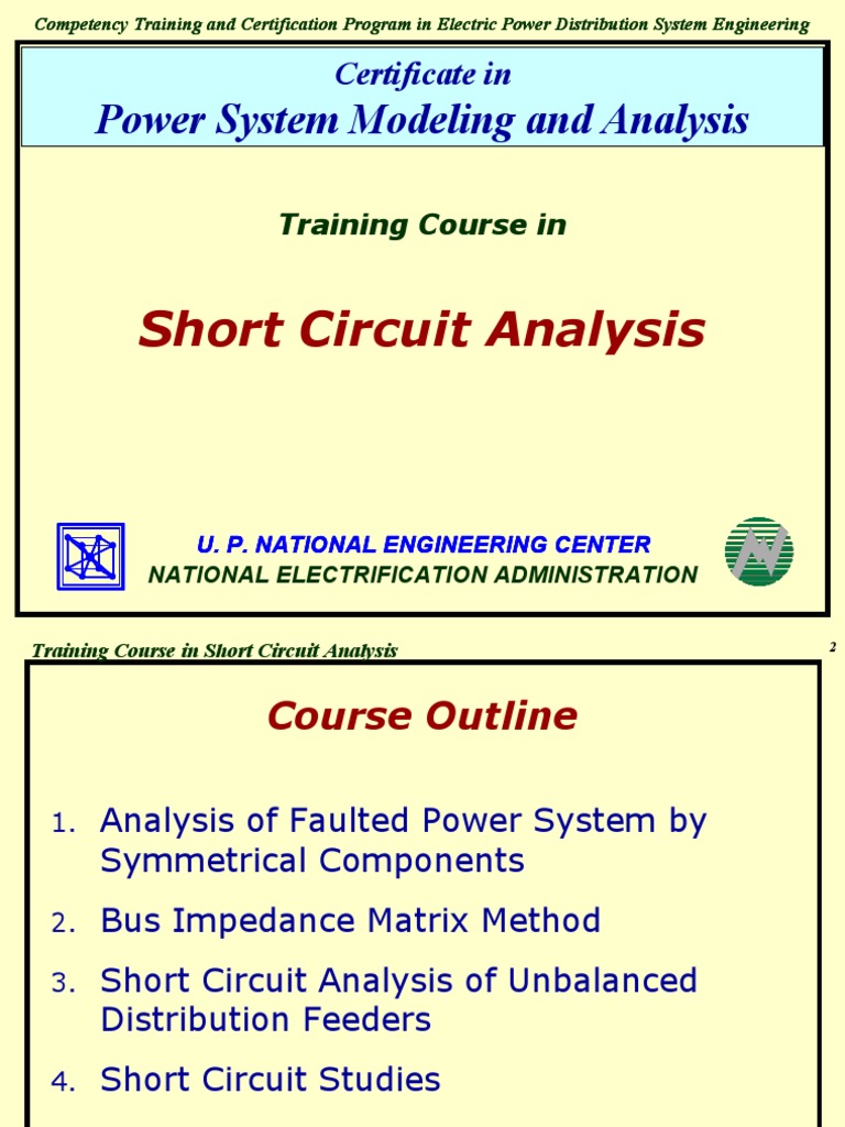 Short Circuit Analysis Training Course | PDF