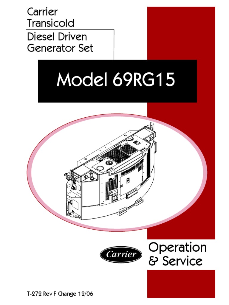 Model 69RG15: Operation & Service | PDF | Electric Generator | Rectifier