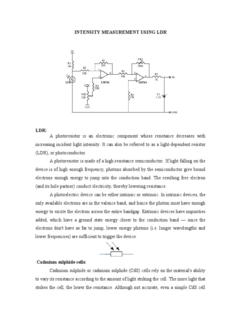 59.intensity Measurement Using LDR | PDF | Electrical Engineering ...
