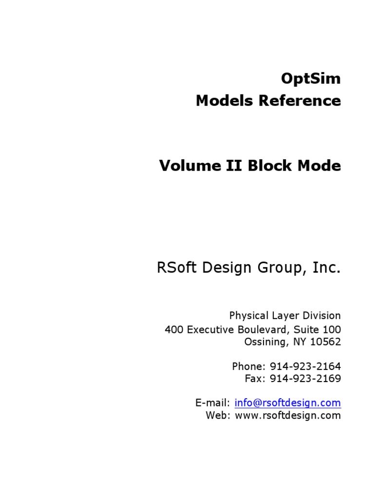 Optsim PDF | PDF | Laser | Optical Fiber
