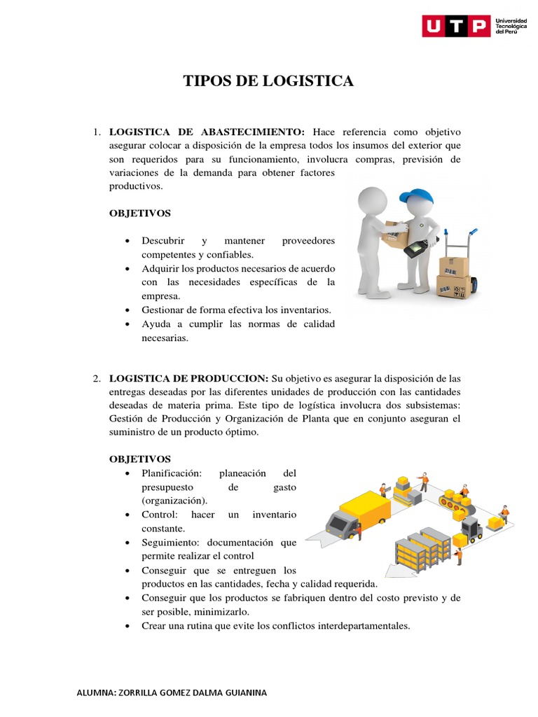 Tipos de Logística Empresarial | PDF | Logística | Inventario