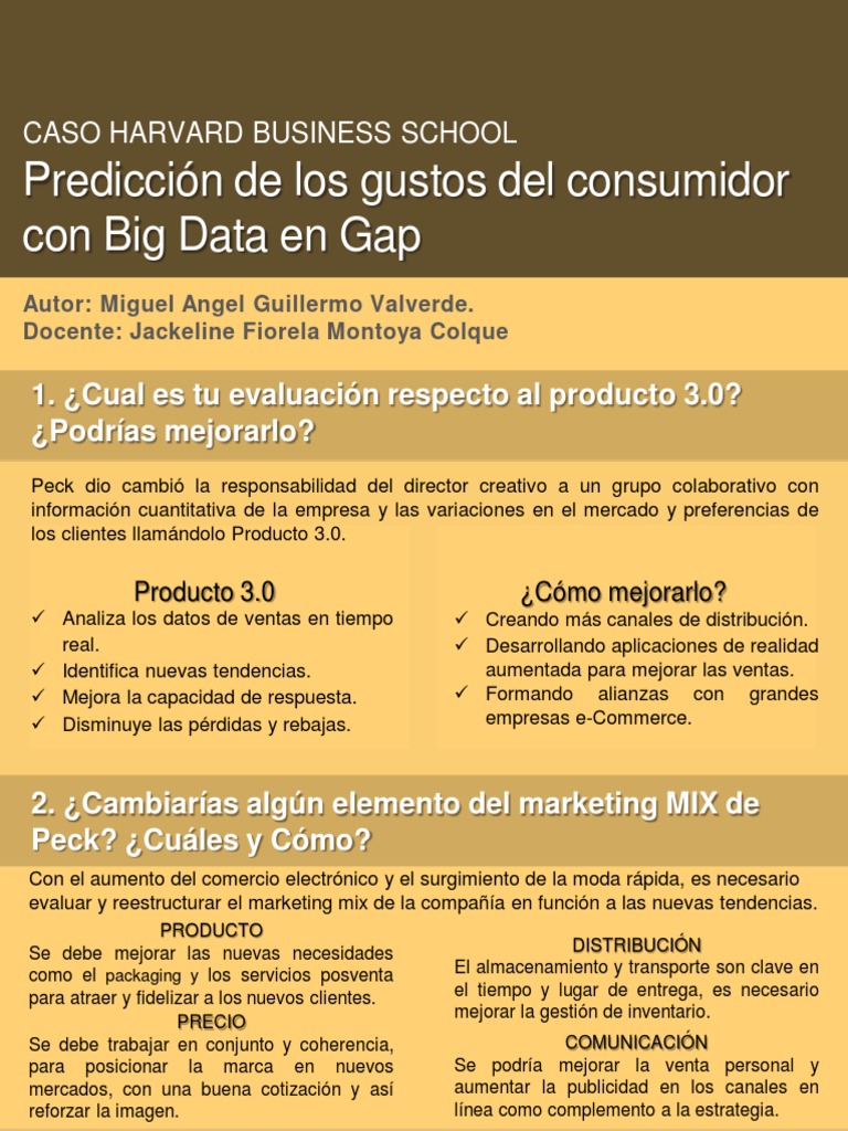 Caso Gap | PDF | Big Data | Marketing