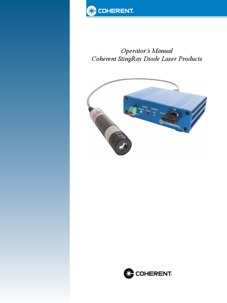 Operator'S Manual Coherent Stingray Diode Laser Products | PDF | Laser ...