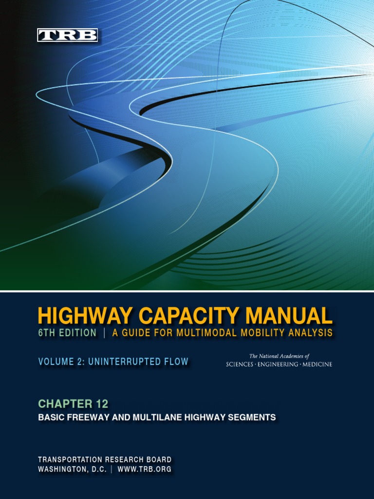 Basic Freeway and Multilane Highway Segments PDF | PDF | Controlled ...