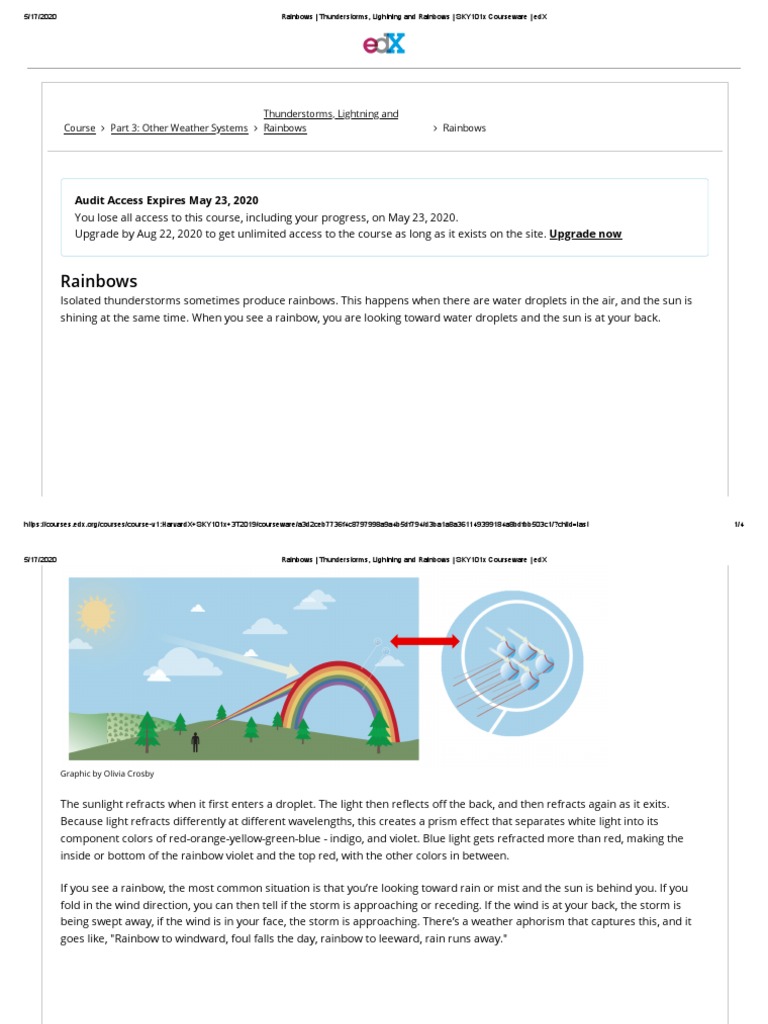 Rainbows and Thunderstorm | PDF | Rainbow | Thunderstorm