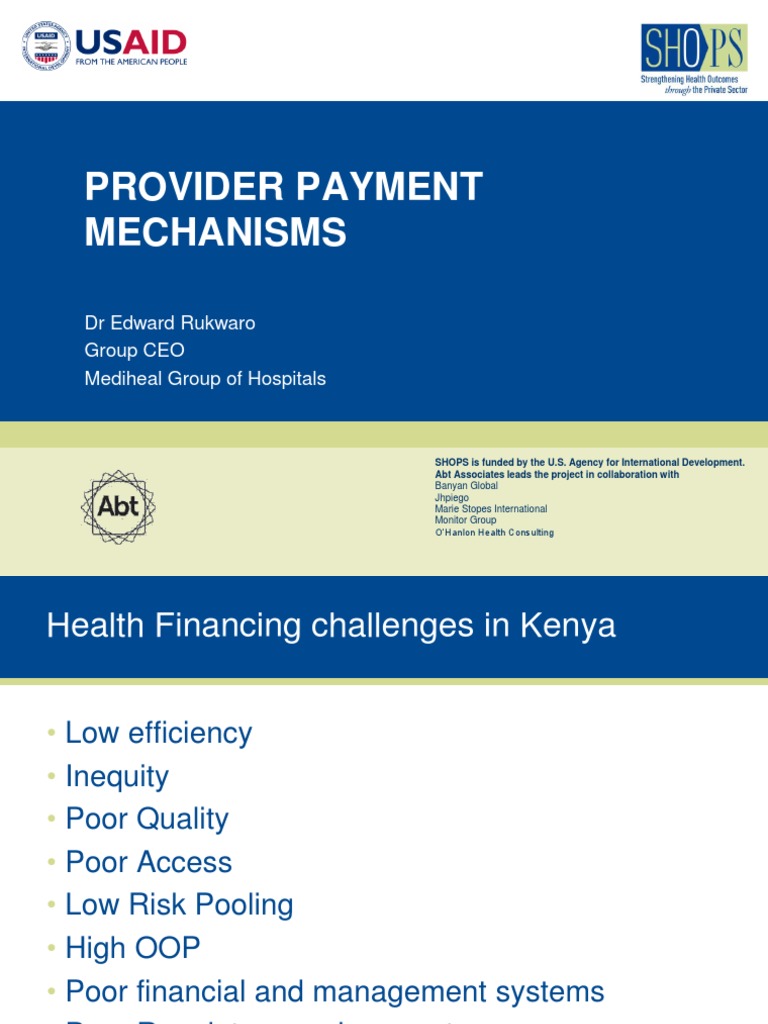 Provider Payment Mechanisms: Striking the Difficult Balance Between ...