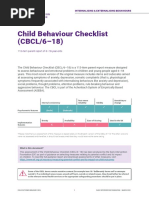 Child Behavior Checklist (CBCL) PDF | PDF | Attention Deficit ...