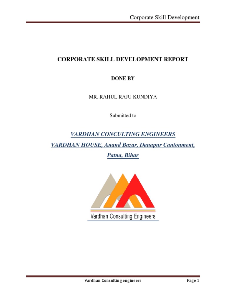 Corporate Skill Development Report | PDF | Sensitivity Analysis ...