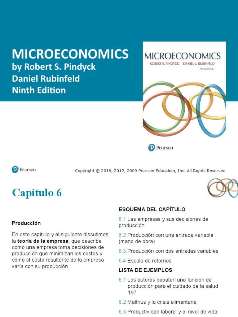 Pindyck Cap 6 - Traducido | PDF | Crecimiento económico | Producto Interno Bruto
