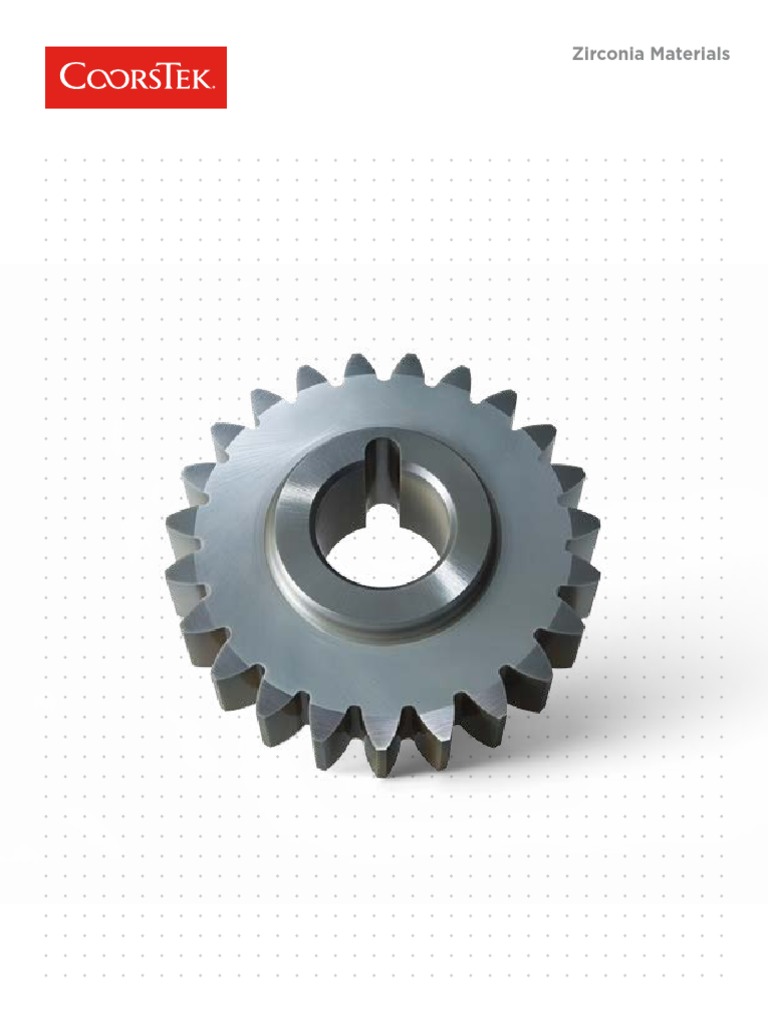 Zirconia Materials | PDF | Zirconium Dioxide | Industrial Processes