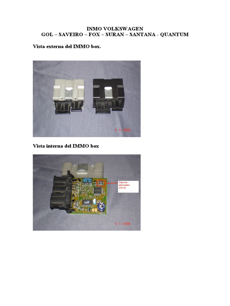 Inmo VW Gol Megamos Delphi | PDF