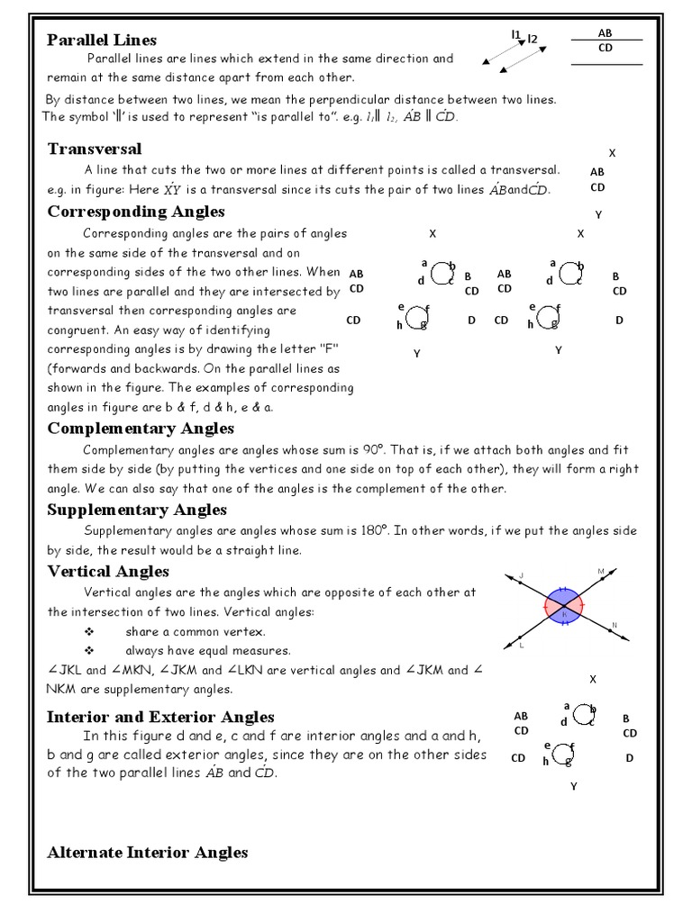 Alternate & Corresponding Angles Final | PDF | Angle | Classical Geometry