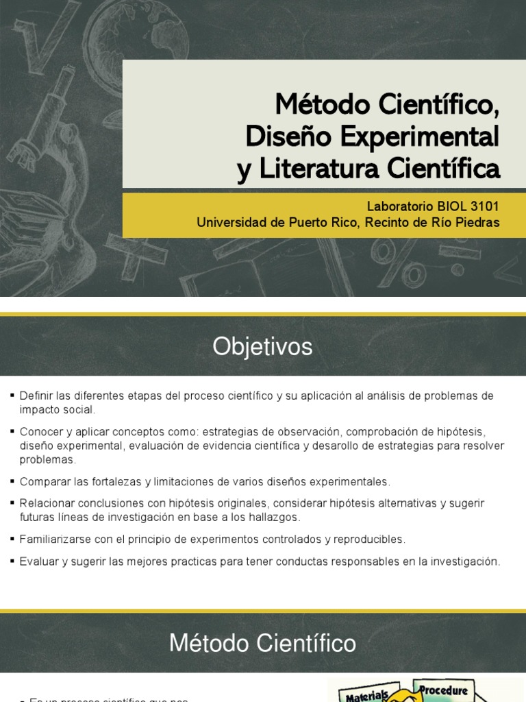 Presentación Método Científico PDF | PDF | Método científico | Hipótesis