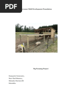 Piggery Project Proposal | PDF | Food Security | Agriculture