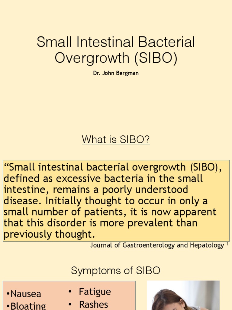 Sibo PDF | PDF | Gastrointestinal Tract | Gastroenterology