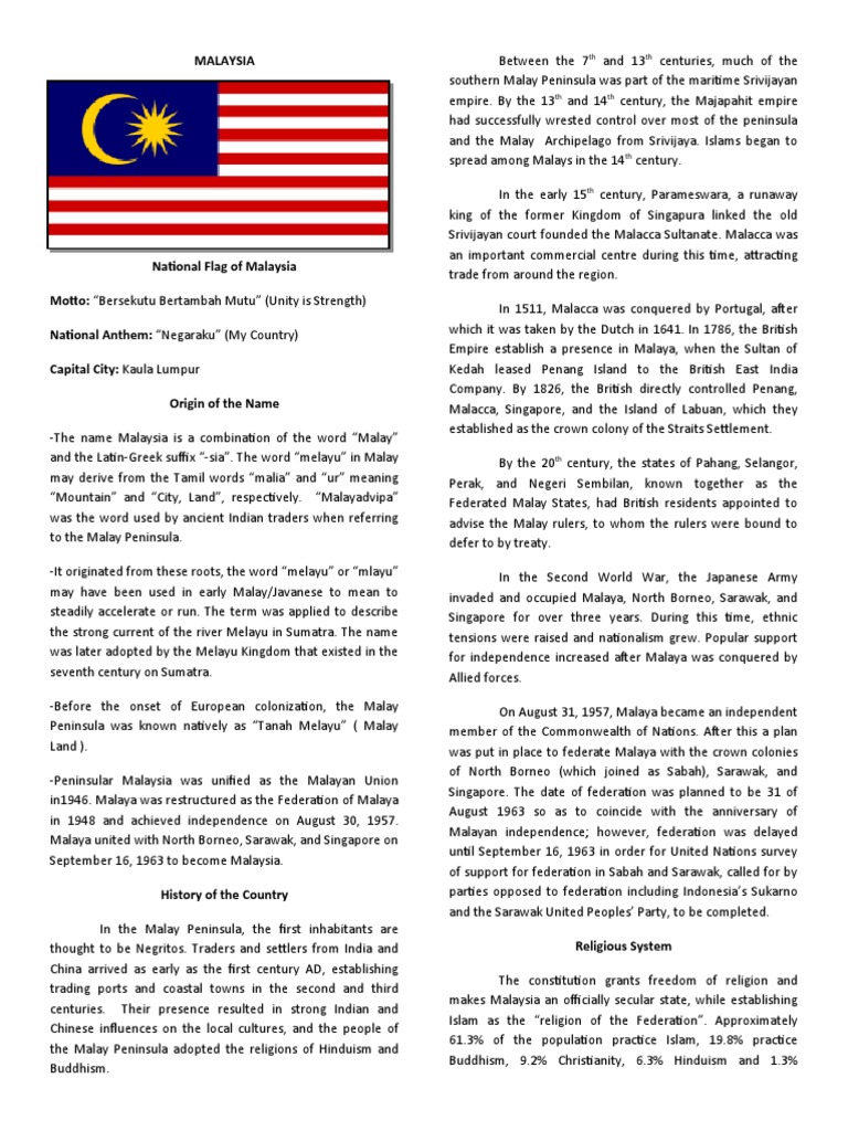 Malaysia: TH TH | PDF | Malaysia | Borneo