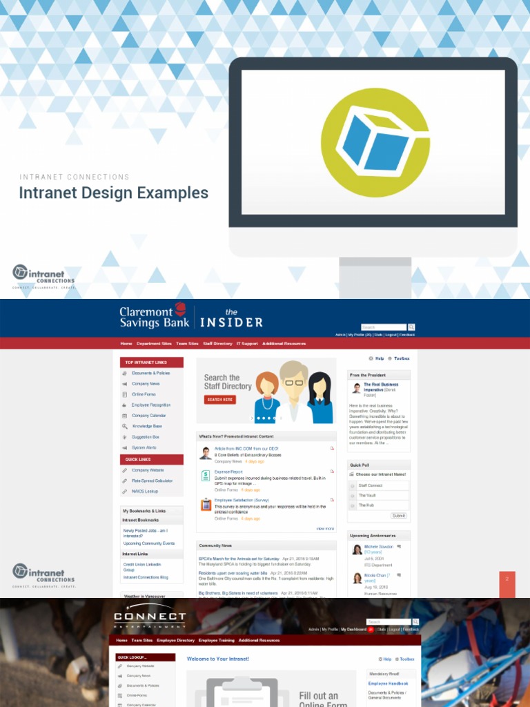 Intranet Connections Design Examples | PDF