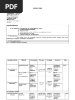CORE COMPETENCY SESSION PLAN 3 Eim | PDF | Electrical Wiring | Lighting