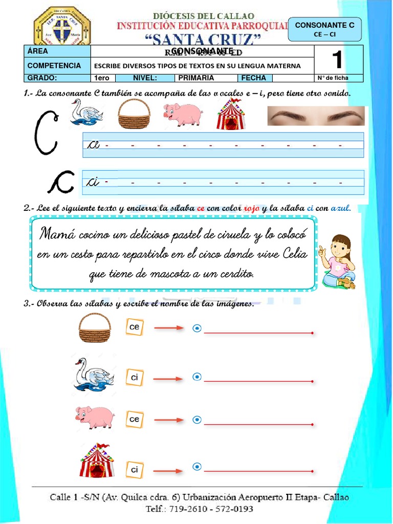 Consonante Ce 1C - Ci | PDF | Semiótica | Lingüística