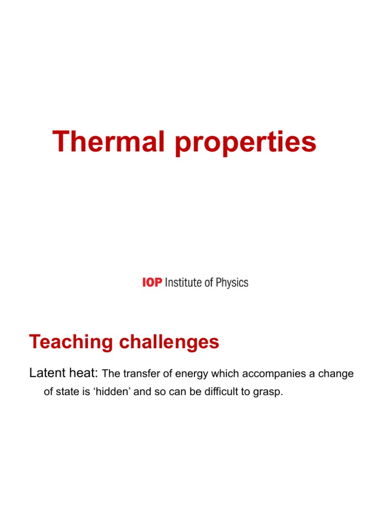 Chapter 21 - Thermal Physics | PDF