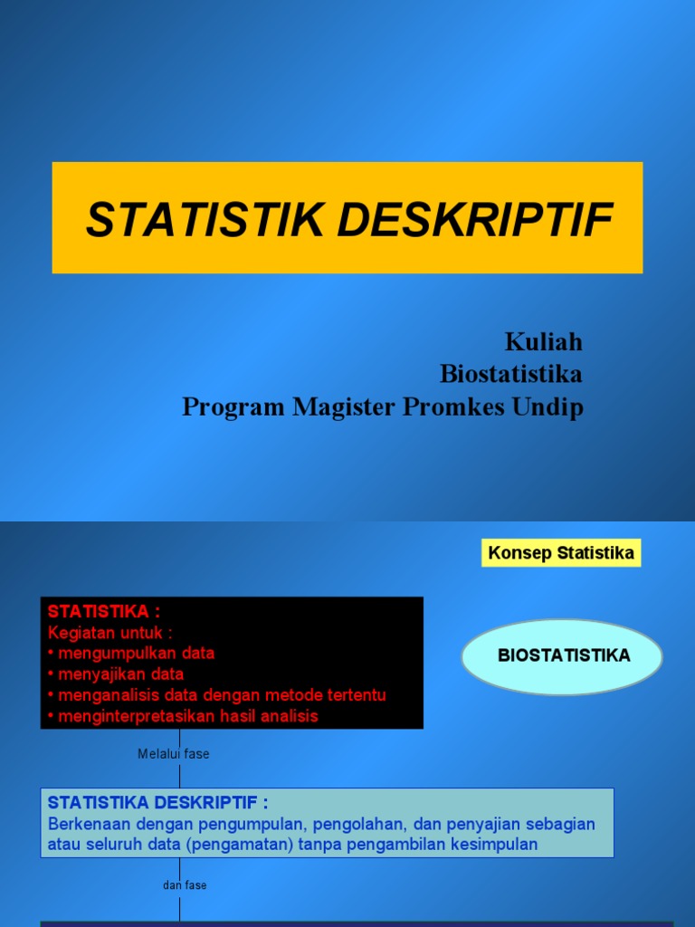 Statistika Deskriptif: Konsep dan Metode Penyajian Data | PDF