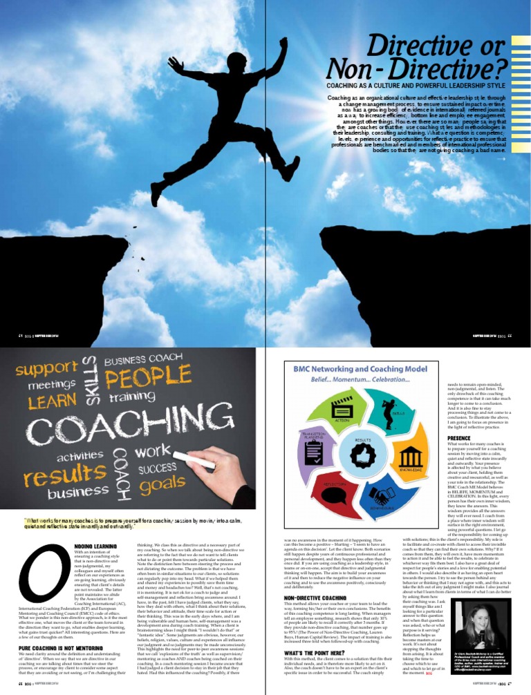 Directive or Non-Directive?: Coaching As A Culture and Powerful ...