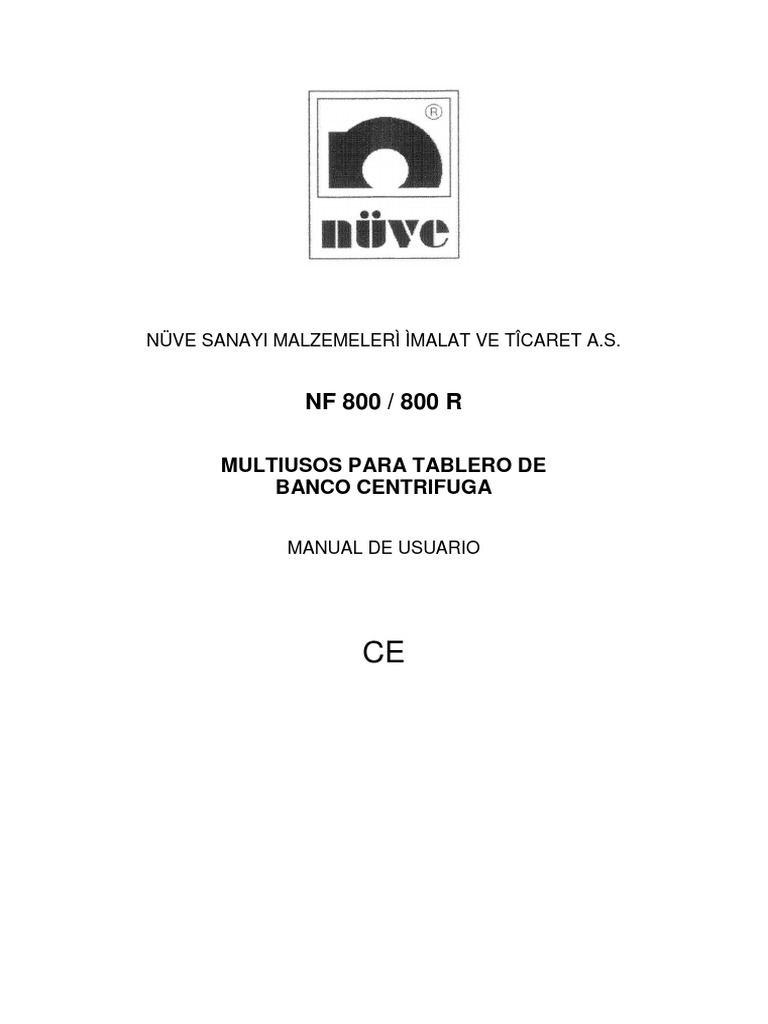Manual Usuario NF 800 800R | PDF | Corrosión | Aluminio