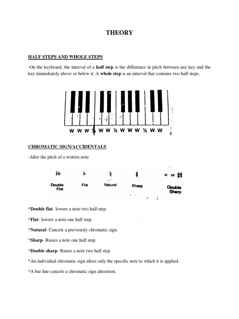 Accidentals in Music | PDF