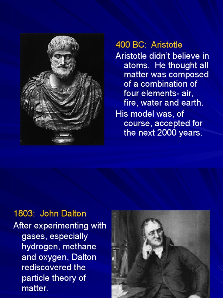 Evolution of Atomic Models Through Time | PDF | Atoms | Matter