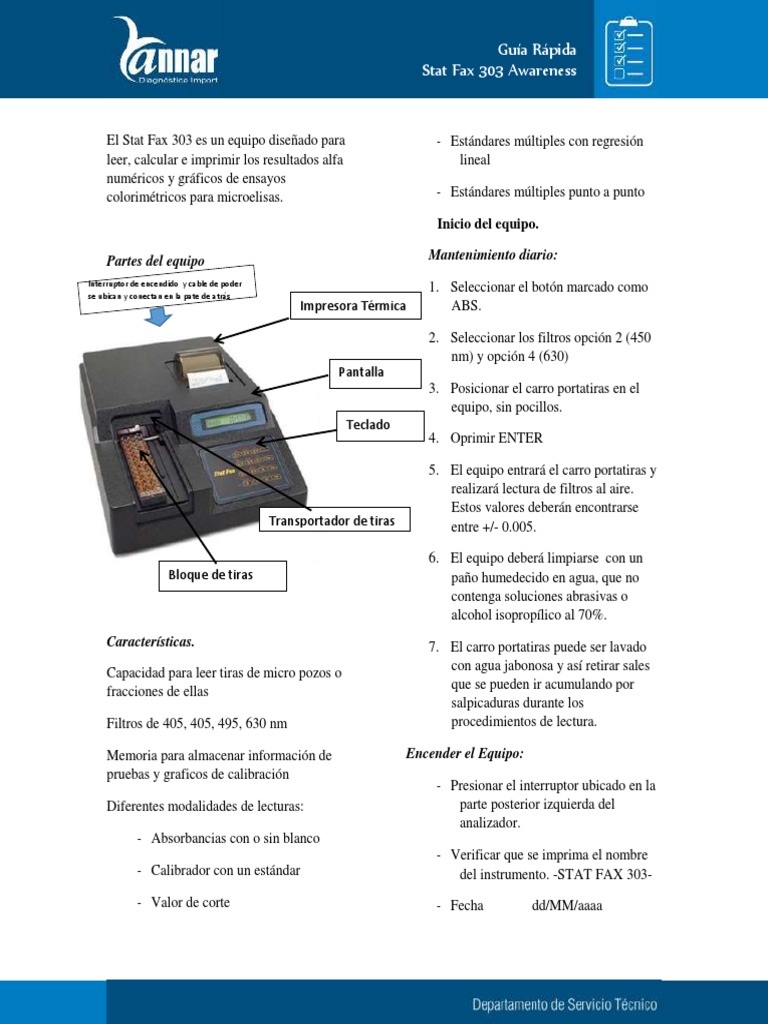 Stat Fax 303-Guia Rapida | PDF | Trabajo de oficina | Hardware de la ...