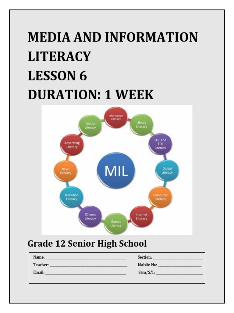 LM SHS Media and Information Literacy - Lesson 6 | PDF | Fair Use ...