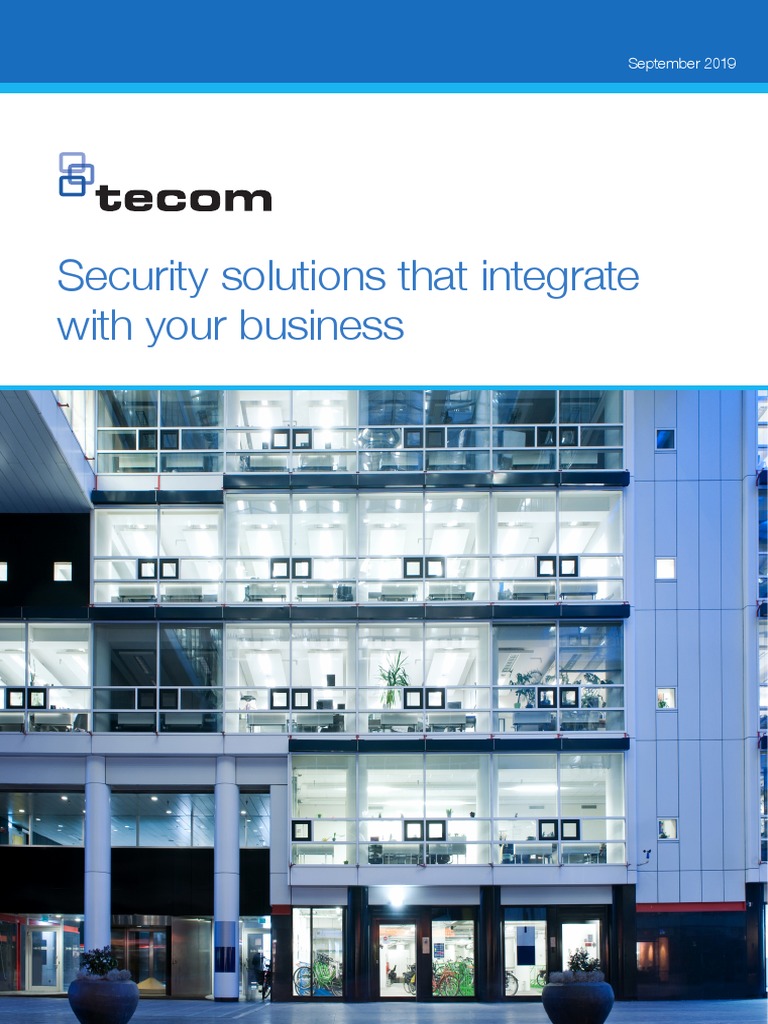Tecom Catalogue-Web PDF | Download Free PDF | Security Alarm | Access Control